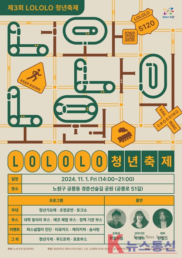 노원구, 11월 1일 'LOLOLO 청년축제' 개최